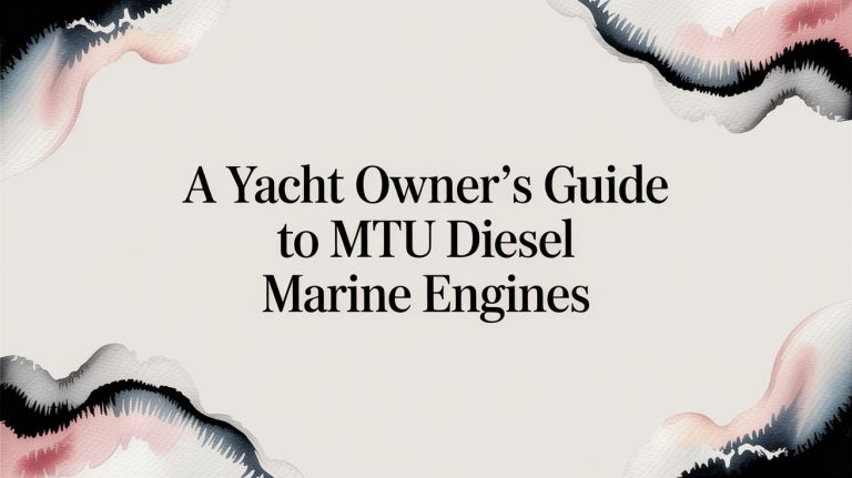 A Yacht Owner's Guide to MTU Diesel Marine Engines